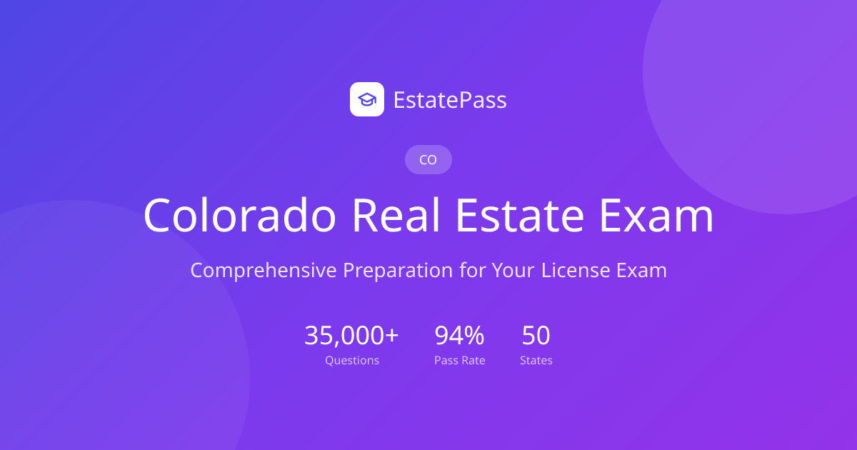 Colorado Real Estate Exam Guide & Study Resources (2026) | 2,300 ...